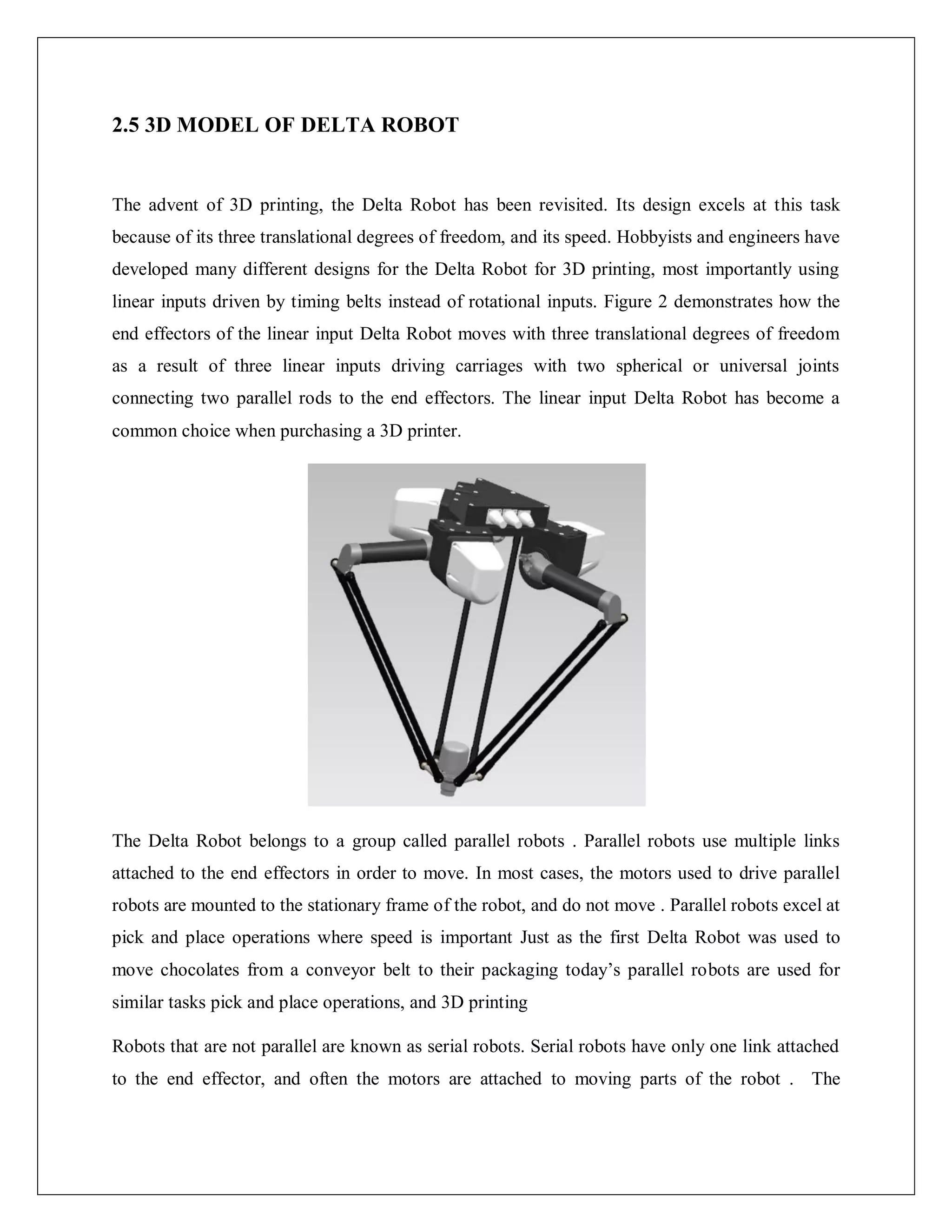 Delta Robot | PDF