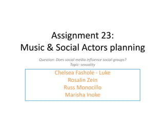 Assignment 23 | PPT