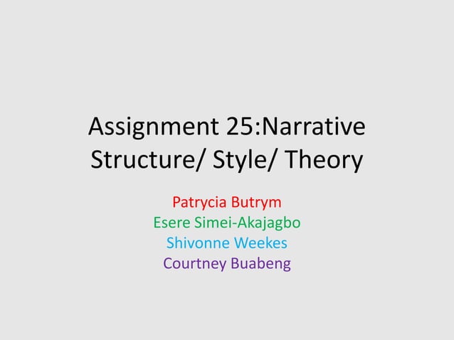 Assignment 25 | PPT