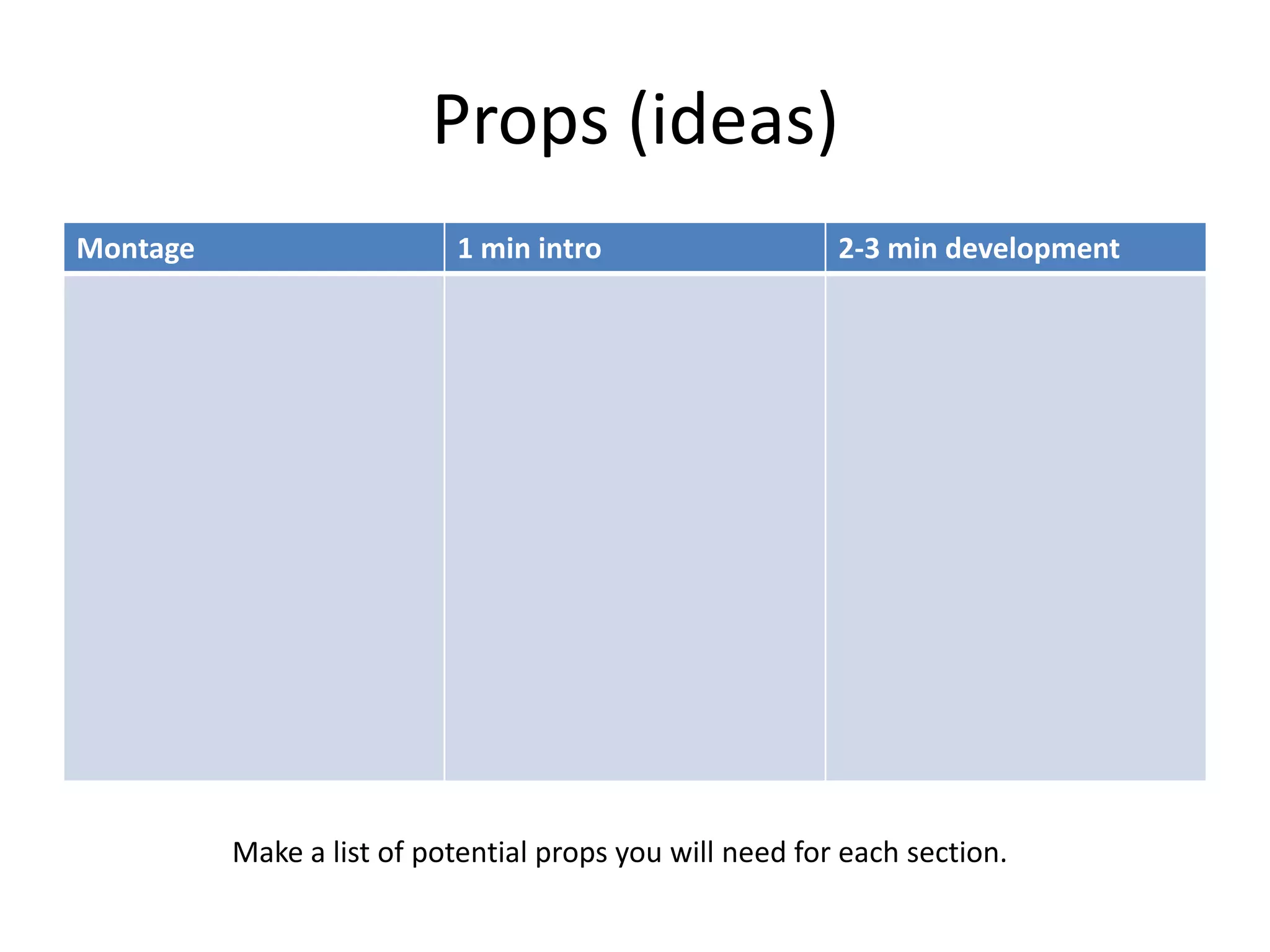 Assignment 25 costume & props | PPTX
