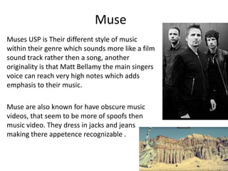 Assignment 25 usp's of artists and groups - group | PPT