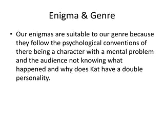 Assignment 26: Enigma In Our Opening Sequence | PPTX