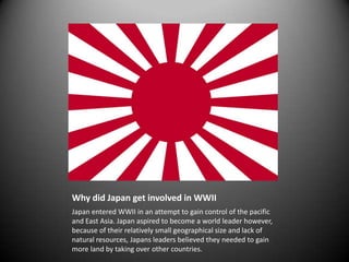WWII US, AUSTRALIAN, JAPANESE AND GERMAN INVOLVEMENT | PPTX