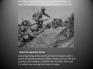 WWII US, AUSTRALIAN, JAPANESE AND GERMAN INVOLVEMENT | PPT