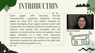 COOMUNICATION SYSTEM IN HEALTHCARE - SMART PAGERS | PPT