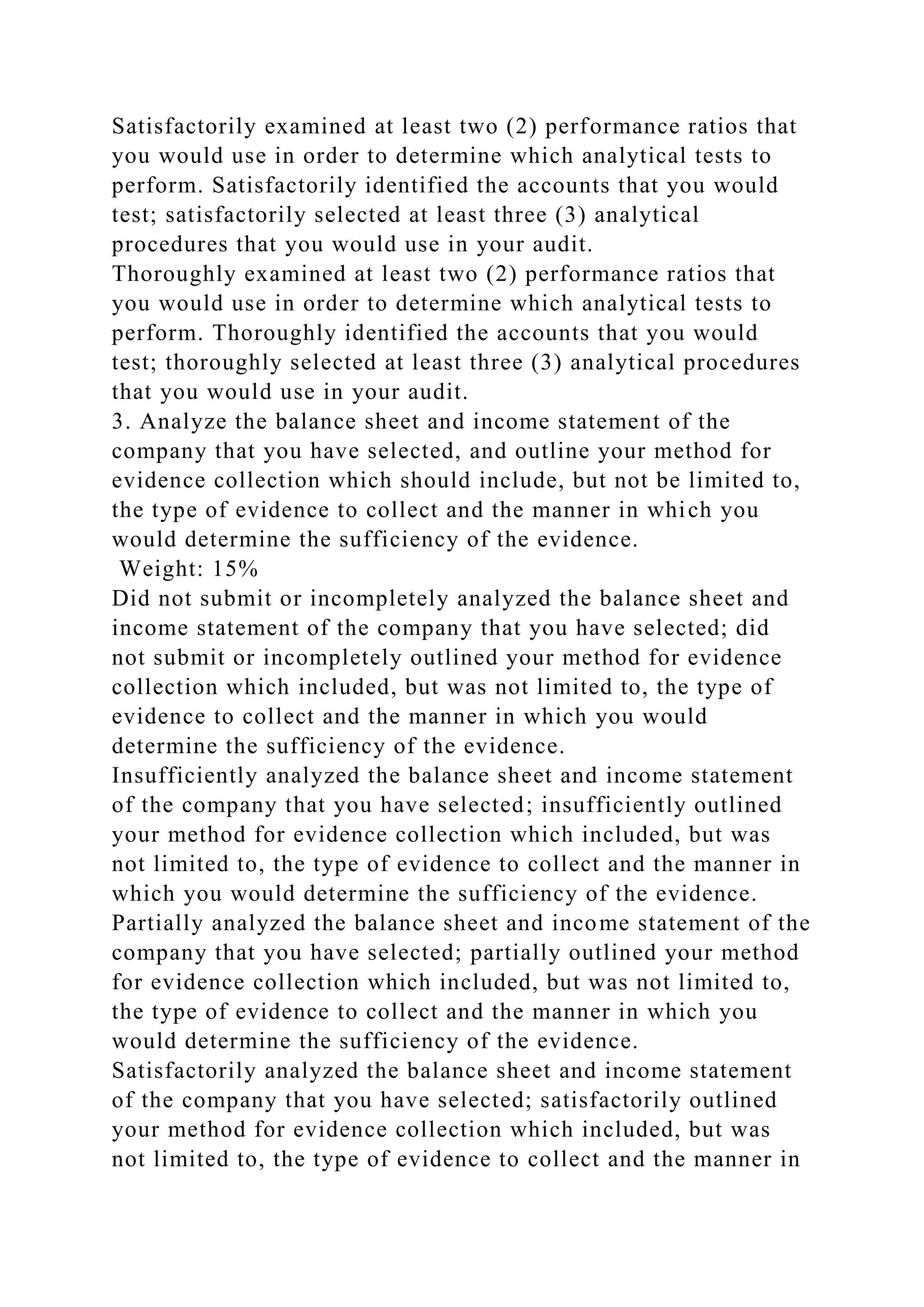 Assignment 2 Audit Planning and Control It is common industry kno.docx