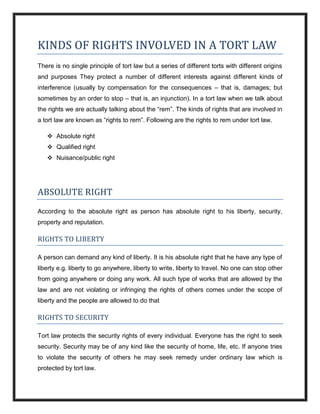 Tort Law | DOCX | Home Insurance | Insurance