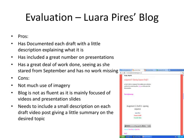 Assignment 2 blog analysis | PPT