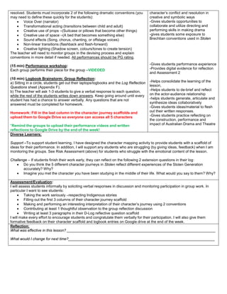 Drama Unit and Lesson Plans | PDF