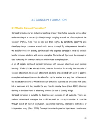 Instructional Strategies: Indirect Instruction in your lessons | PDF