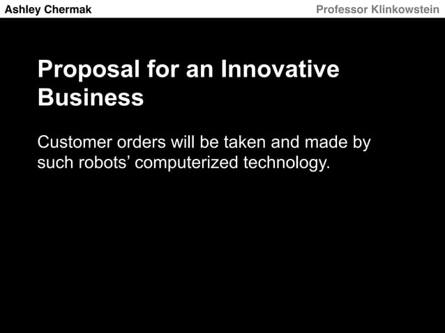 Assignment 2 design business innovation part 1 copy22222 | PPT