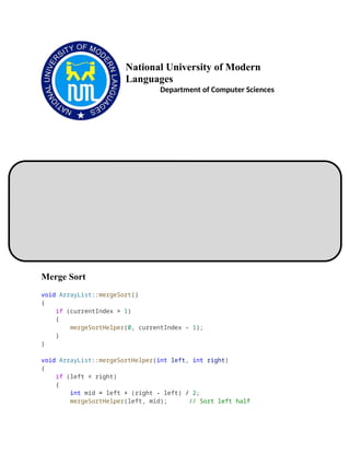 Assignment 2 data structures National University Of Modern Languages | PDF