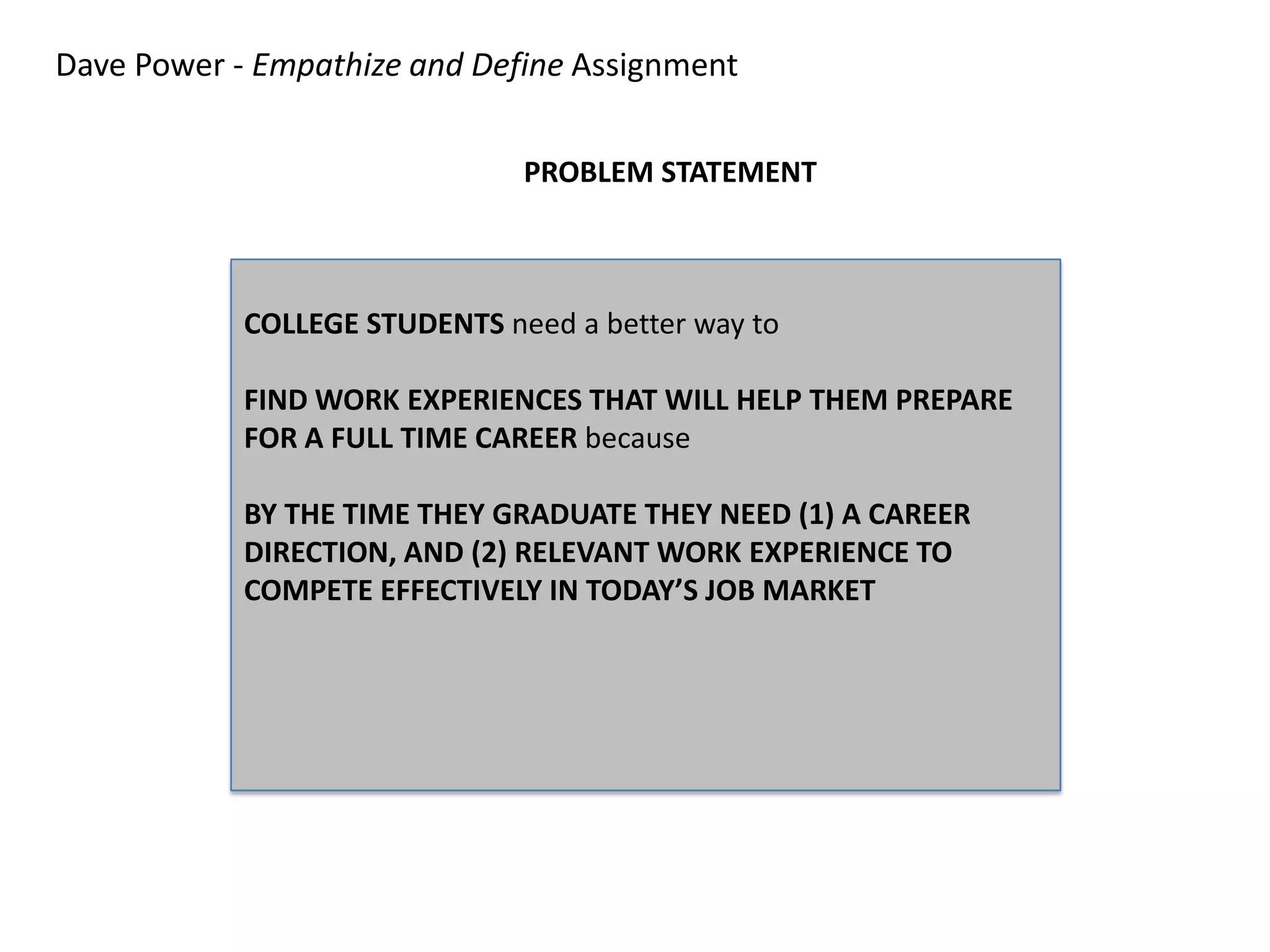 Assignment 2 empathize and define | PPTX