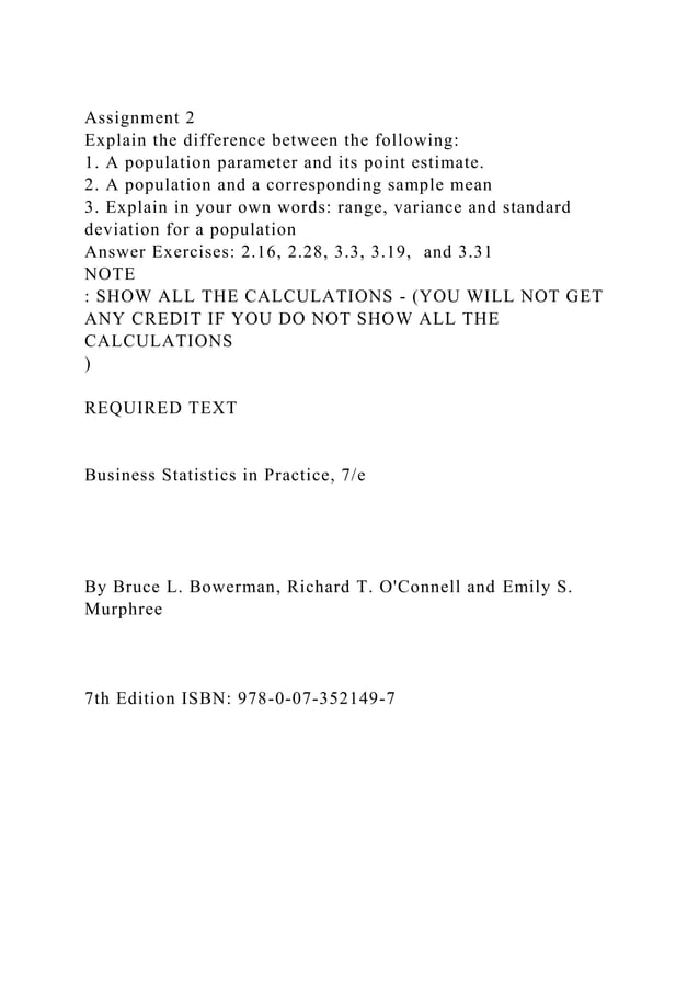 Assignment 2 Explain the difference between the following 1. A .docx | Business | Business and ...