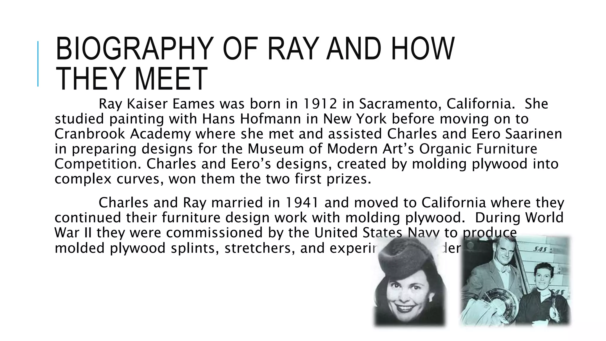 Charles and Ray Eames | PPTX