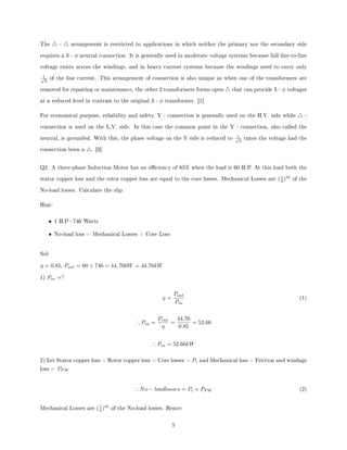 Transformers and Induction Motors | PDF
