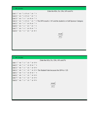 Assignment 2 lab 3 python gpa calculator | DOCX | Computing ...