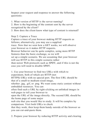 Assignment #2 Lab Exercise – HTTP INT6143, Enterpr.docx