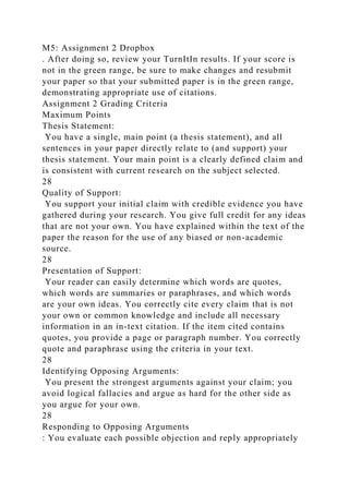 Assignment 2 LASA 2 Final Version of Your Argumentative Research E.docx