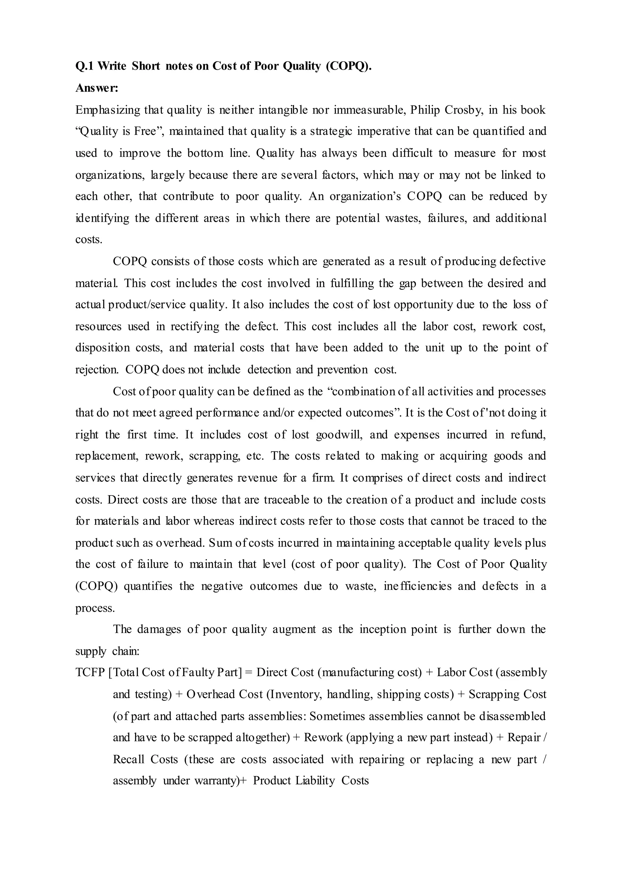 Assignment 2 of qrm | PDF