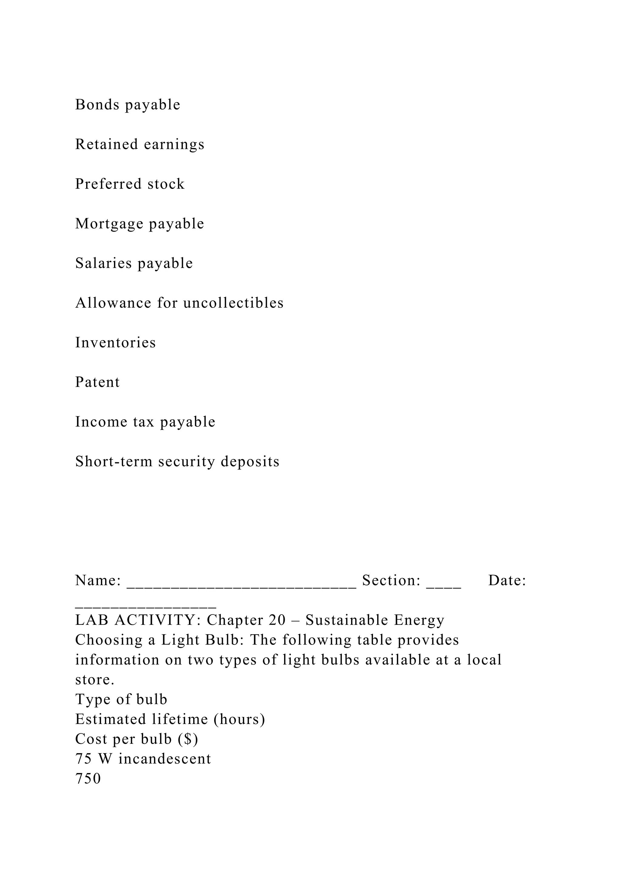 Assignment 2, Part 1 TemplateInstructions Using the followi.docx
