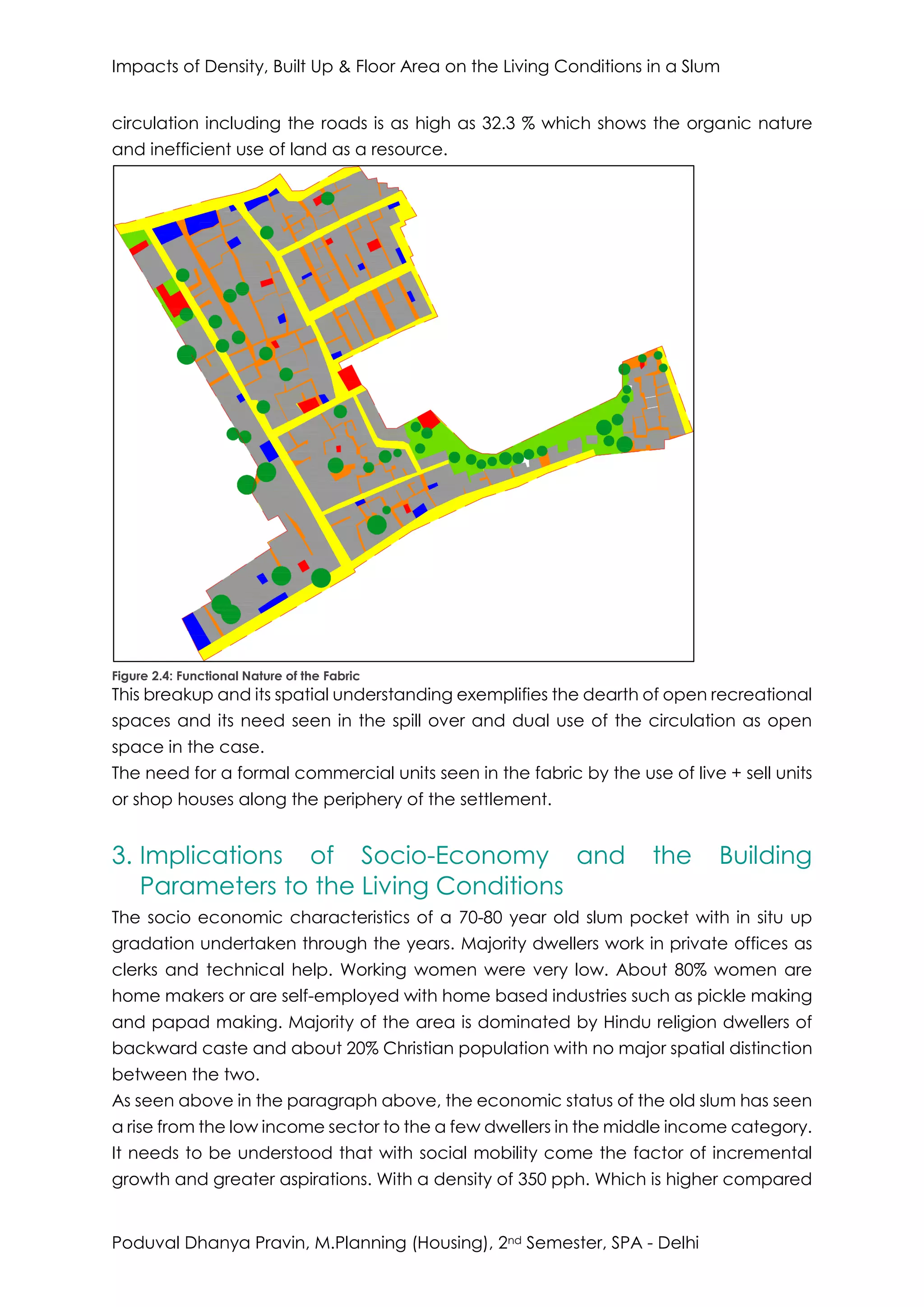 Impacts of Density, Built Up & Floor Area on the Living conditions of a ...