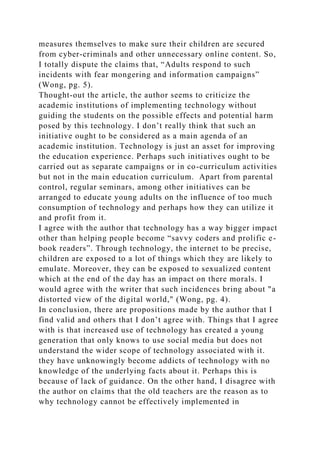 Assignment 2 Project Paper (Template)cOVER pAGE On the cover page.docx