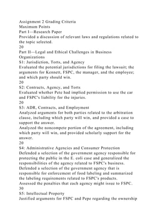 Assignment 2 Research ProjectThis assignment consists of two pa.docx