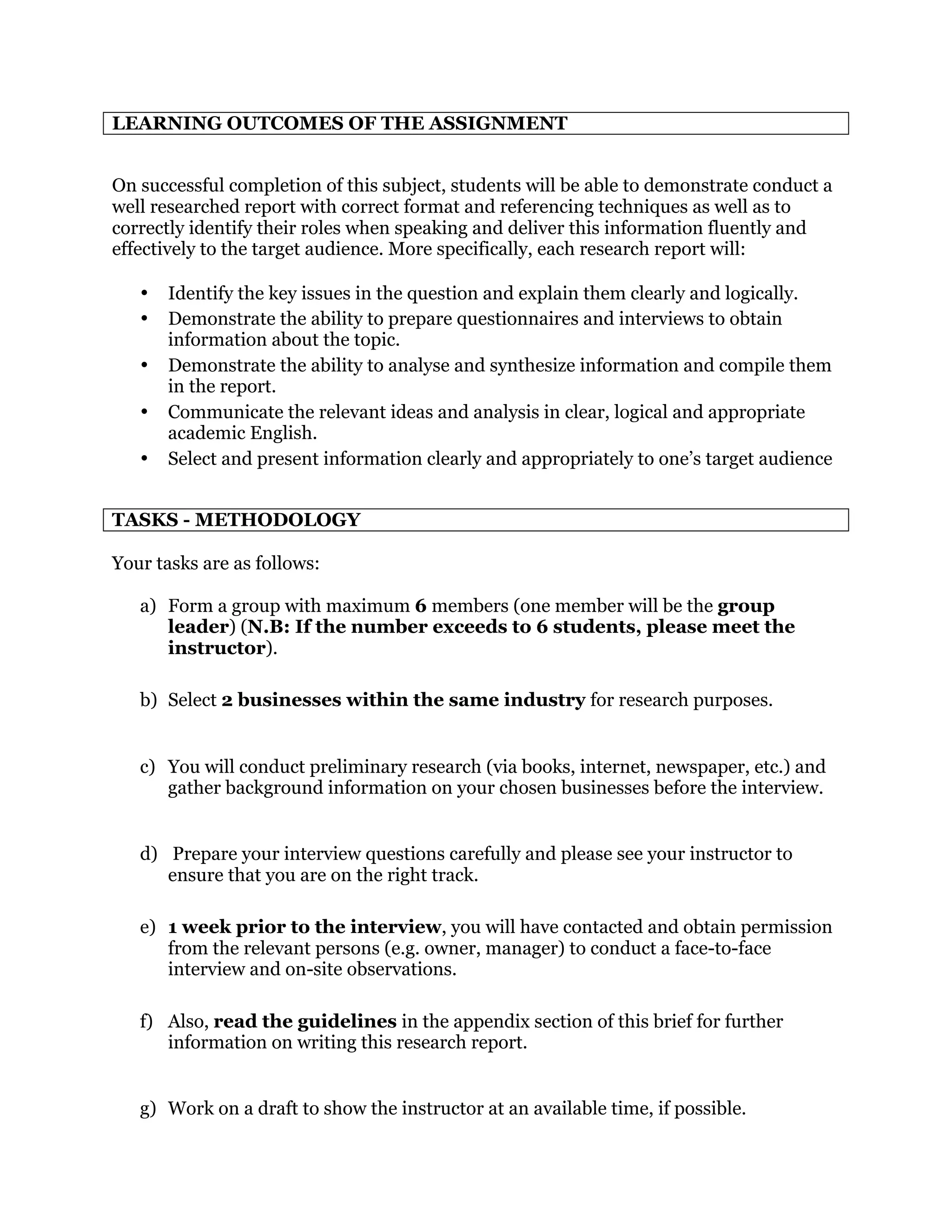 Assignment 2 (research report) | PDF