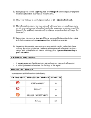 Assignment 2 (research report) | PDF