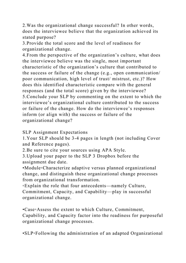 ASSIGNMENT 2SLP MOD 3SLP 3, MOD 3 ASSIGNMENTModule .docx