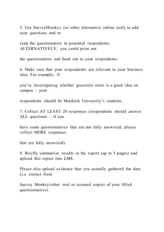 ASSIGNMENT 2 SUMMARY The task is to collect a data using | DOCX