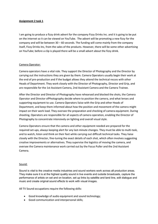 Assignment 2 task 1 | PDF