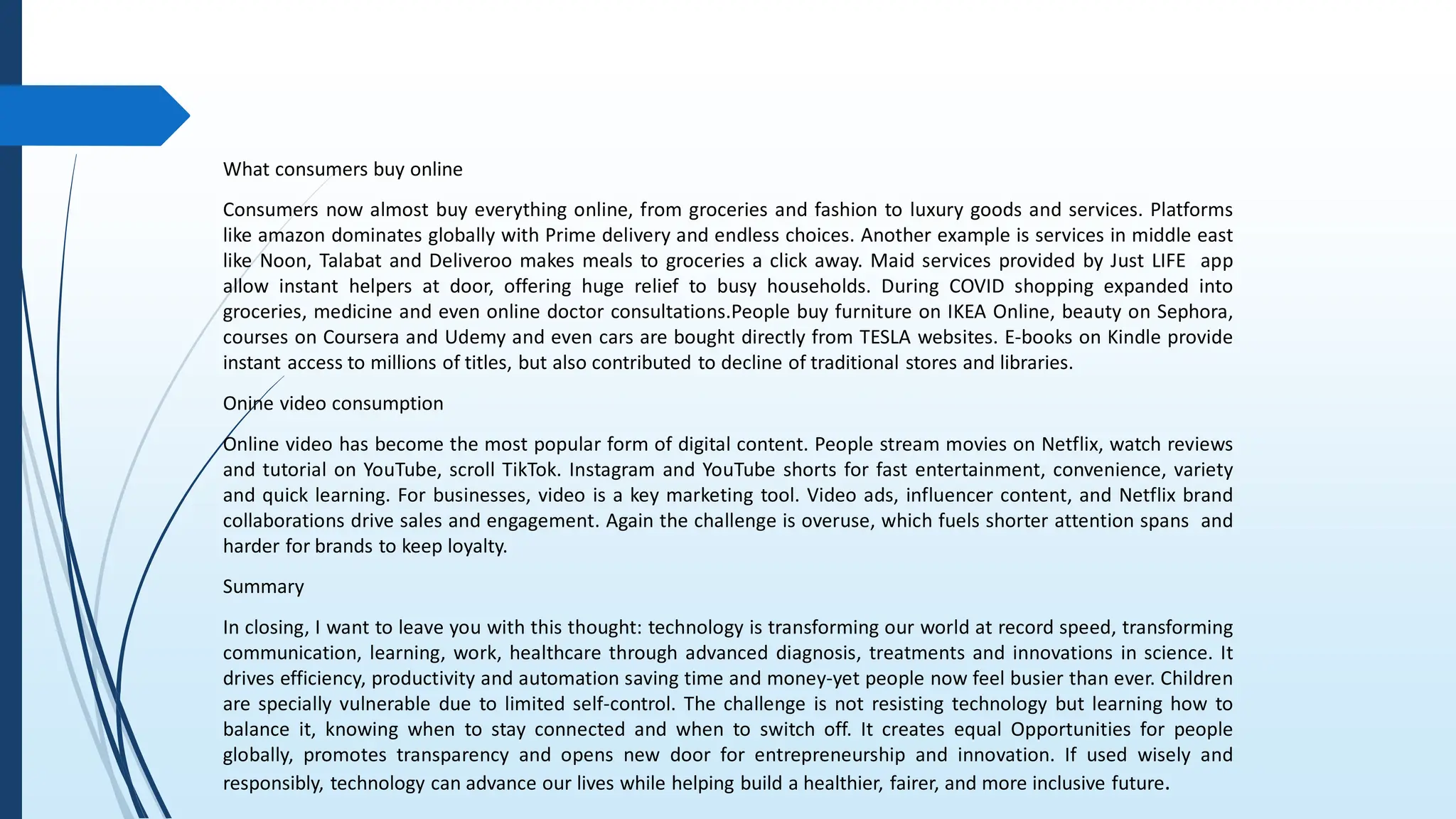 technology and its impact on consumers life | PDF