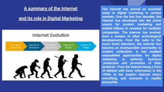 Evolution of the Internet | PDF | Search | Internet