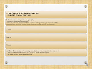 A,B,C Scan Displays | PPTX