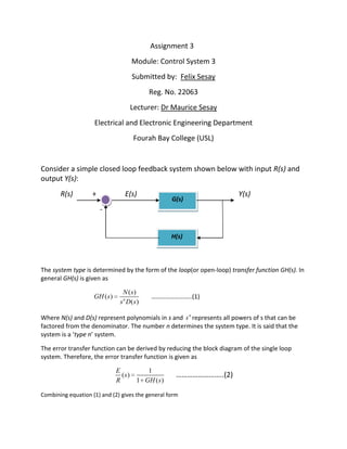 Assignment 3 | DOCX | Physics | Science