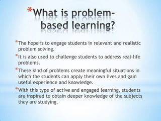 Problem-based Learning | PPTX