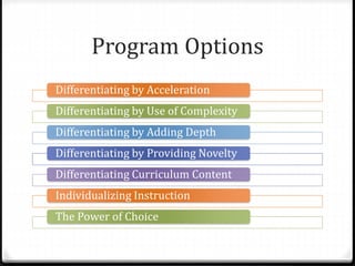 Understanding the Unique Needs of Gifted Students | PPTX