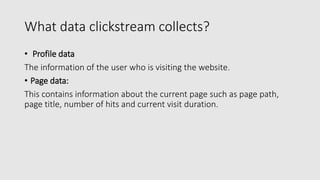 Clickstream Mining visualization for Ecommerce | PPT