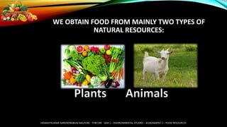 Food Resources | PPTX
