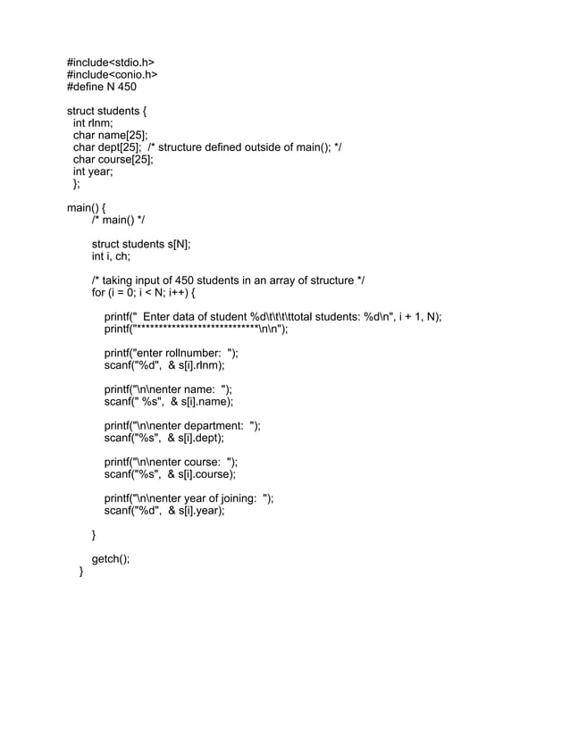 C Programming Assignment 3 Pdf