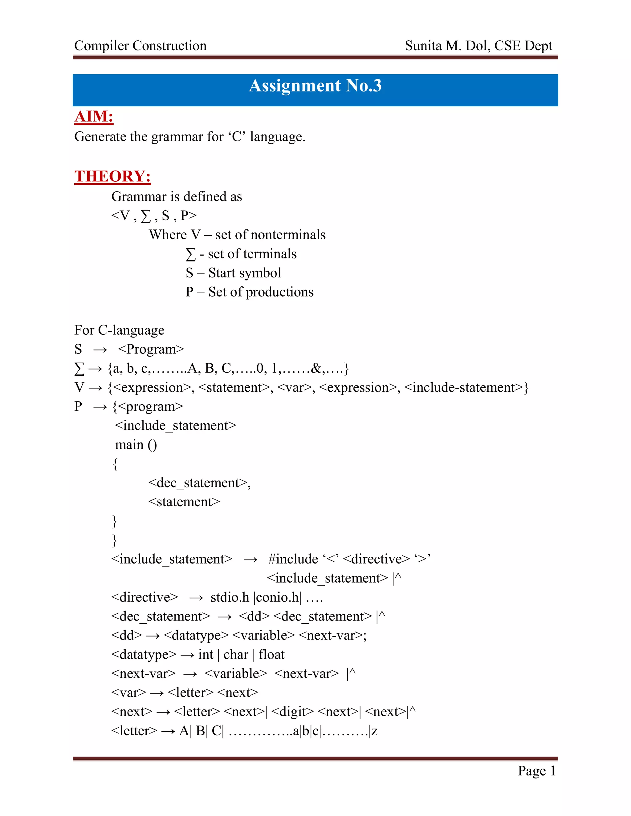 Assignment3 | PDF | Programming Languages | Computing