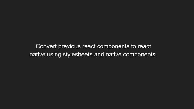 ReactNative Assignment | PPT