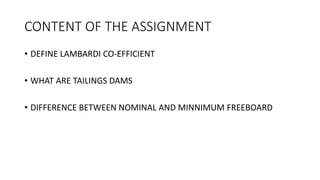 ASSIGNMENT 3.pptx | Civil Engineering Industry | Industries