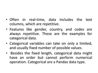 Data Preprocessing:Perform categorization of data | PPT