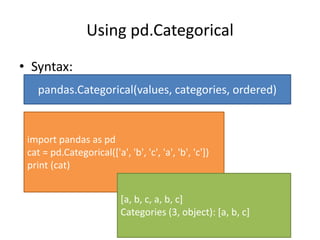 Data Preprocessing:Perform categorization of data | PPT