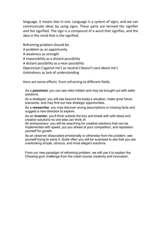 Reframing Problem | PDF | Programming Languages | Computing