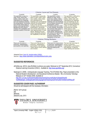 Assignment 3 e-portfolio | DOC
