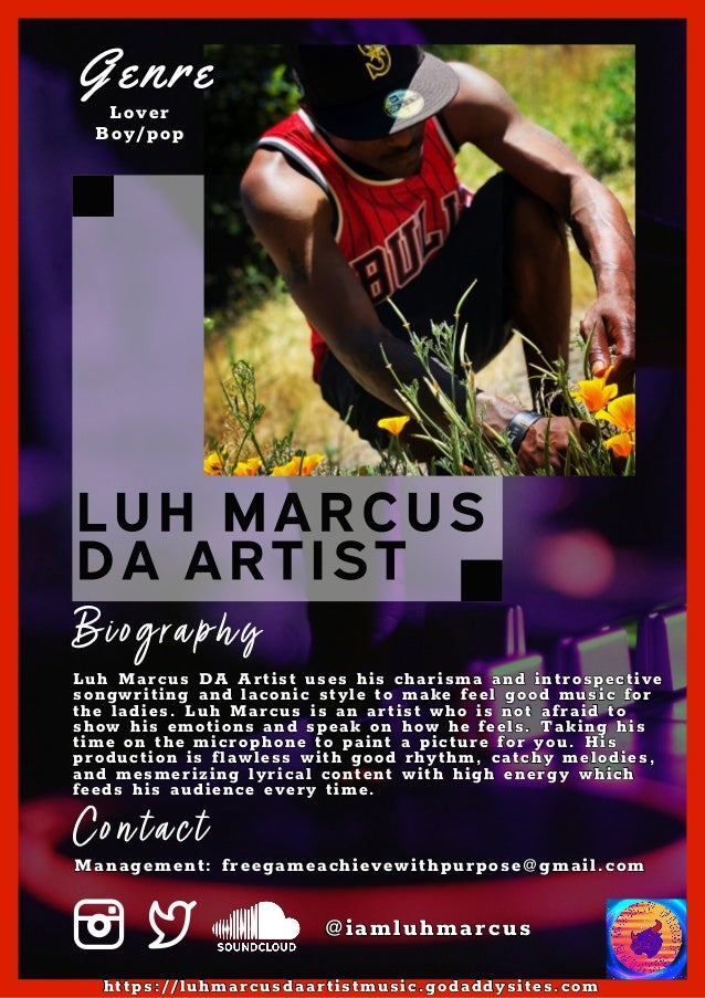 Luh Marcus DA Artist One-sheet | PDF